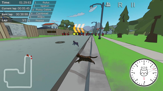 唸るキャット・エンジン！猫レースゲーム『Zoomies! Cat Racing』新デモ版リリース―四足駆動の速さを見せつけろ | Game*Spark - 国内・海外ゲーム情報サイト